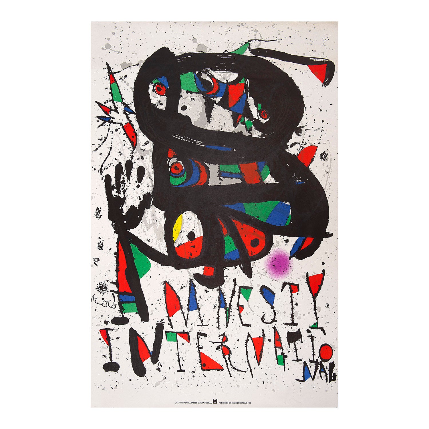 Amnesty International (Joan Miró) | Twentieth Century Posters