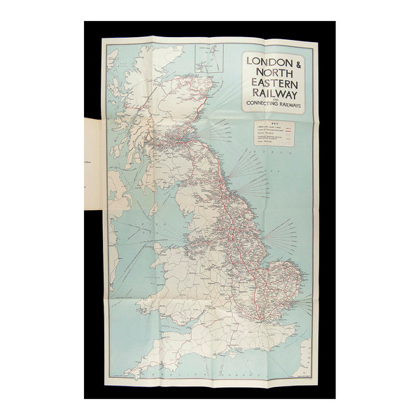Map of the London & North Eastern Railway (card covers) | Twentieth ...