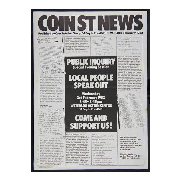 Coin Street - Waterloo will win! | Twentieth Century Posters