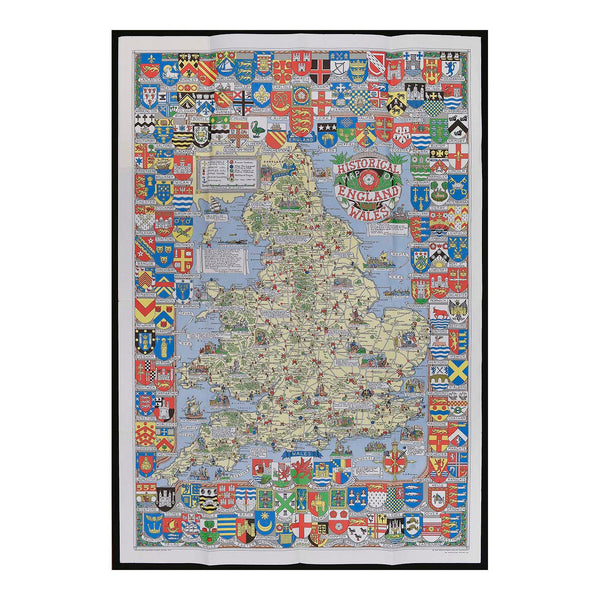 Shell Historical Map of England and Wales | Twentieth Century Posters