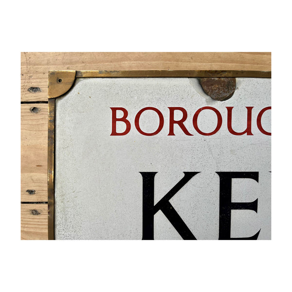 Enamel Street Sign: Kenton Road, Borough of Hackney, E9 | Twentieth ...