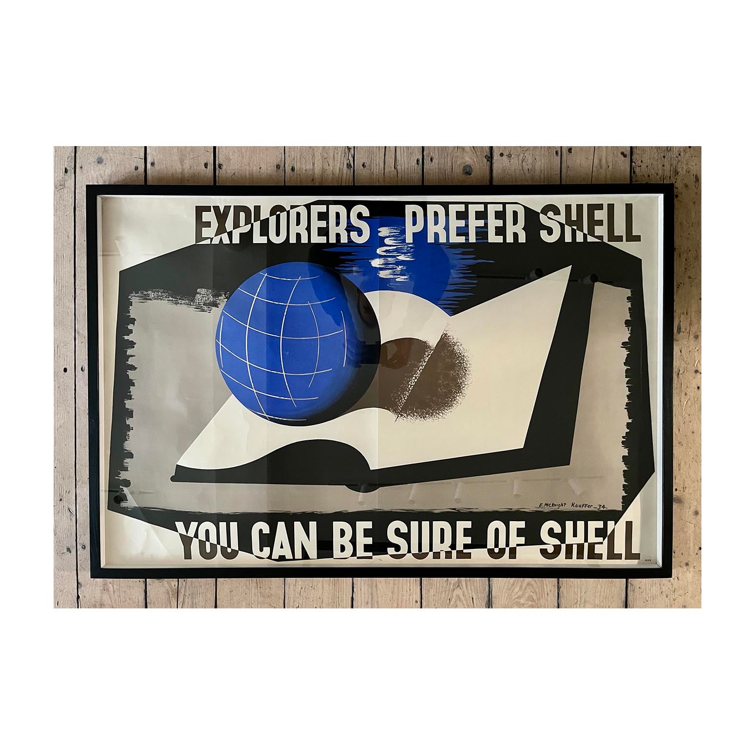 Explorers Prefer Shell | Twentieth Century Posters